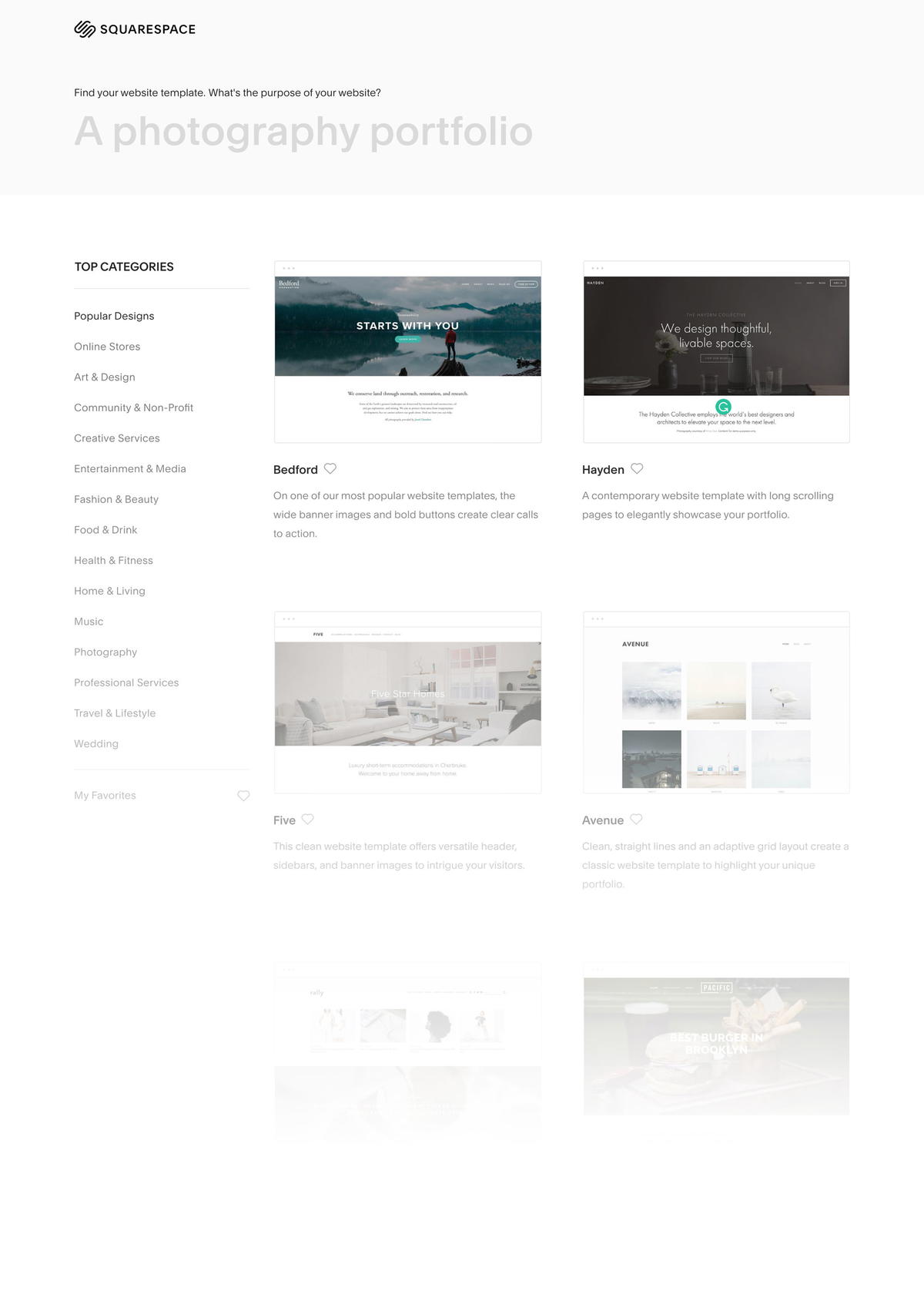 5 of the Best Portfolio Websites for Photographers
