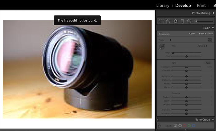 How to Fix the 'File Could Not Be Found' Error in Lightroom
